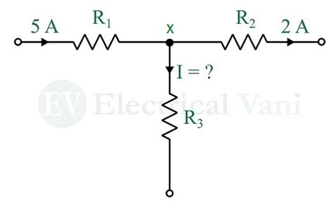 Kirchhoffs Current Law KCL Statement And Examples Electrical Vani