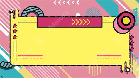 Frame Dialog Box Memphis Text Simple Powerpoint Background For Free Download Slidesdocs