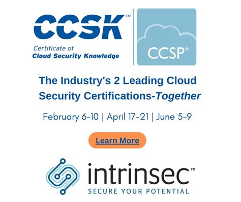 Intrinsec Security On Linkedin Ccsk Ccsp Cloudcertification Cybersecurity Cloudsecurity
