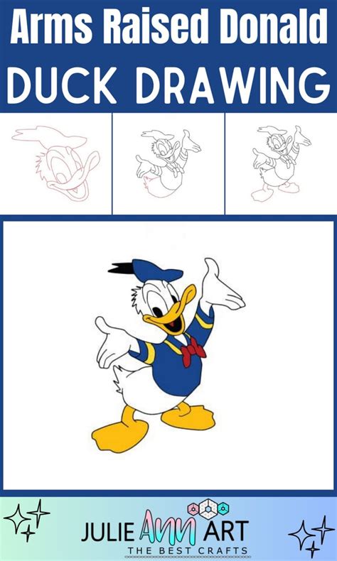 28 Easy Donald Duck Drawings Julie Ann Art