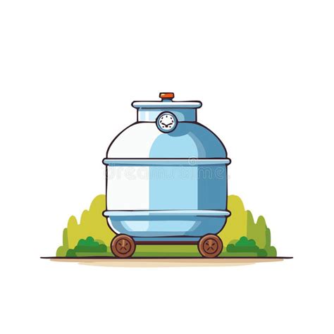 Propane Cylinder Cartoon Stock Illustrations 644 Propane Cylinder
