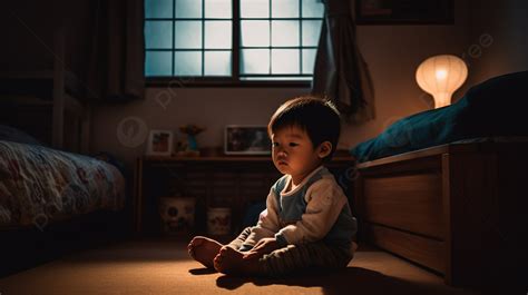 아이는 빛과 빛이 있는 방 안의 어두운 방에 앉아 있다 방에 앉아 소년 고화질 사진 사진 창문 배경 일러스트 및 사진 무료 다운로드 Pngtree