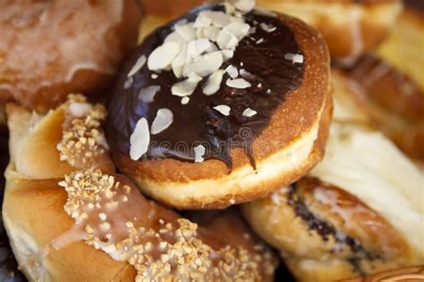 Assorted Frosted Donuts Stock Image Image Of Fried Delicious 18918397