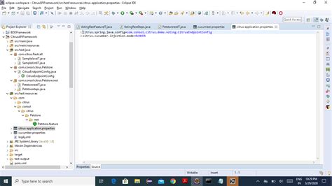 Rest Citrusframework Cannot Run Through Cucumber Java Stack Overflow