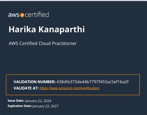 Harika Kanaparthi On Linkedin Aws Cloudpractitioner Cloudcomputing Awscertified