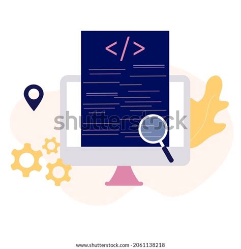 Modern Flat Design Concept Software Development Stock Vector Royalty Free 2061138218