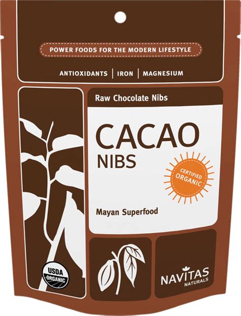 Navitas Naturals Organic Raw Cacao Nibs 4 Oz