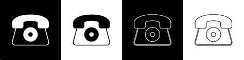 흑백 배경에서 격리된 전화 24시간 지원 아이콘을 설정합니다 하루 종일 고객 지원 콜 센터 풀 타임 콜 서비스 벡터 24에 대한 스톡 벡터 아트 및 기타 이미지 Istock