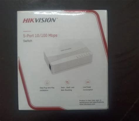 Hikvision Ds 3e0105p E 5 Port Desktop Switch Unmanaged Switches At ₹ 589 Piece In Patna
