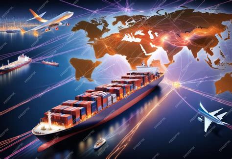 Premium Photo Efficient Logistics And Shipping Industry Solutions For Streamlined Supply Chain