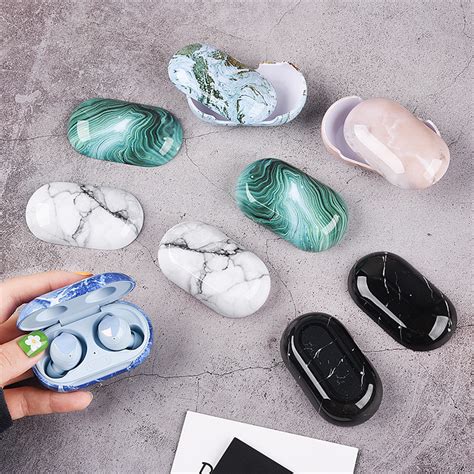 Samsung Galaxy Buds Case Simple Marble Hard Pc Case Wireless Earphone Casing Cover For Samsung