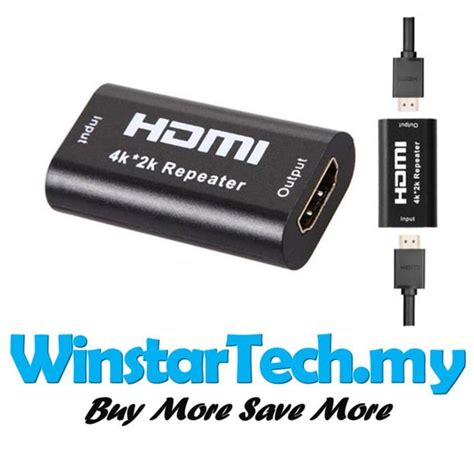 Hdmi Repeater K Uhd Extender Joint Connector Female To Female Converter Adapter Lazada