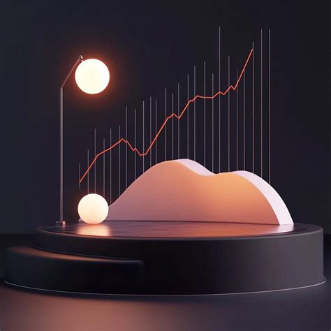 A Graph In The Corner Of A Table With A Graph On It Premium Ai