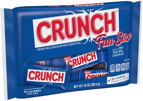 Crunch Chocolate Bar Fun Size 1 Bag 11 Oz Packaged