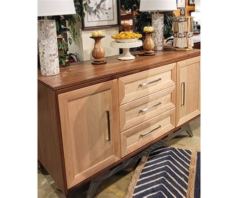 34008 Tribeca Sideboard Amish Oak And Cherry Hickory Nc