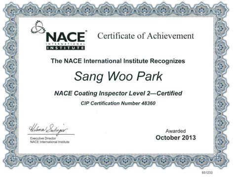 Certification Haeseung Kpp