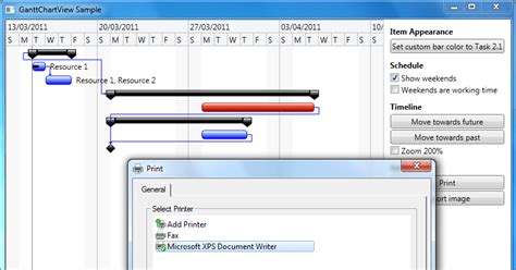 Dlhsoft Gantt Chart Light Library For Silverlightwpf