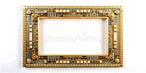 Ai Driven Algorithmic Border Frame Concept As A Minimalistic Border