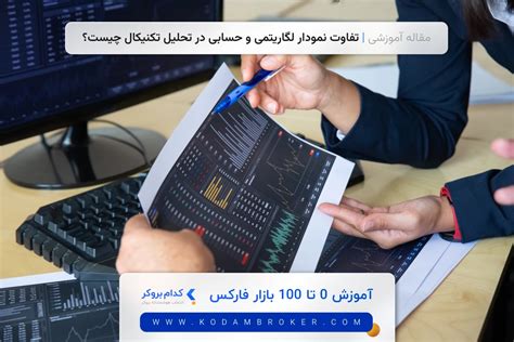 تفاوت نمودار لگاریتمی و حسابی در تحلیل تکنیکال چیست؟