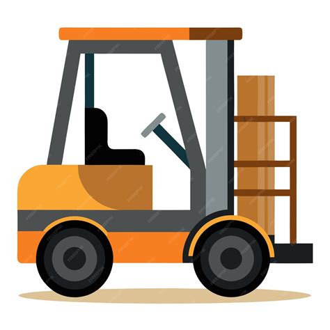 Forklift Truck Design Clipart Vector Art And Illustration Premium Ai