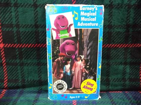 Barney Barneys Magical Musical Adventure Vhs 1993 £764 Picclick Uk