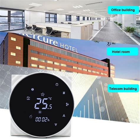 Hotel Room Temperature Remote Control Modbus Rs485 Fan Coil Unit Thermostat
