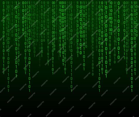 Premium Vector Matrix Background Cyber Security With Binary Code