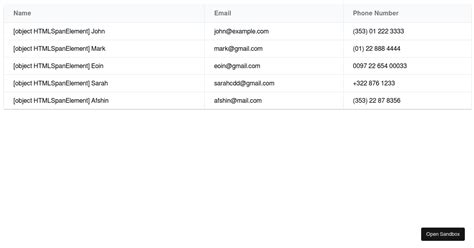 Gridjs Angular Examples Codesandbox