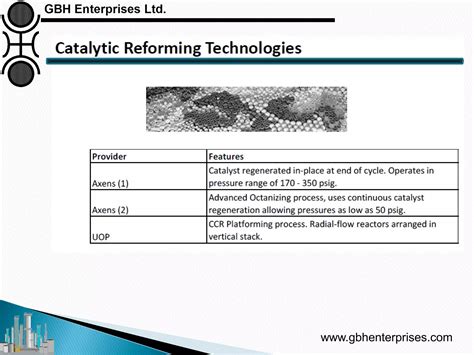 Catalytic Reforming Catalyst Process Technology And Operations Overview Pdf