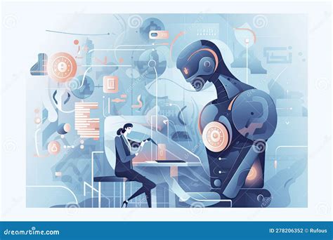 AI In Social Media Abstract Concept Vector Illustration Social Media