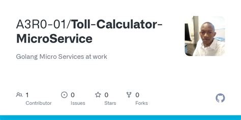 Github A3r0 01toll Calculator Microservice Golang Micro Services At Work