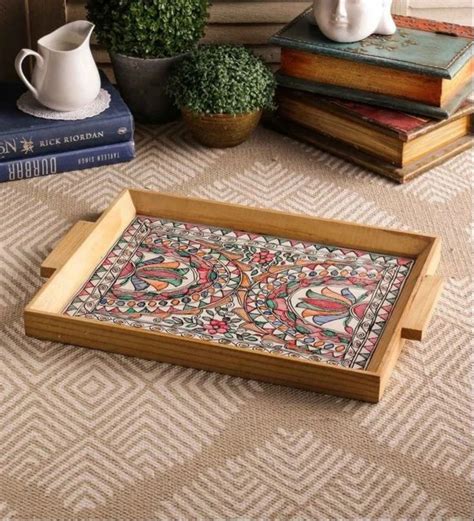 Rectangle Wooden Serving Tray At ₹ 500piece Moradabad Id 2855091808430