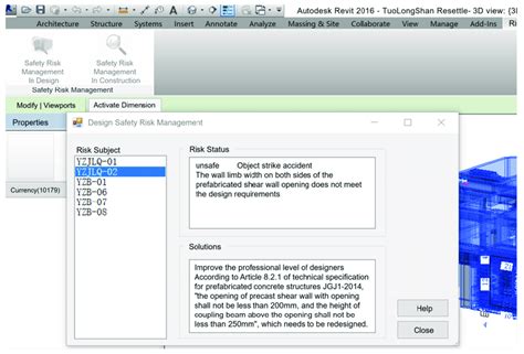 Operation Results Of The Design Safety Risk Management Function Download Scientific Diagram