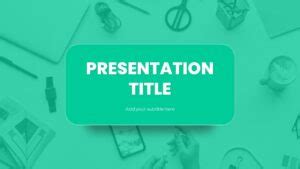 Presentation Title Powerpoint Slide Slidebazaar