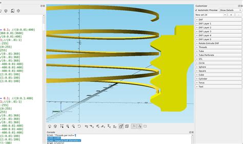 3d Part Design With Inkscape And Openscad 42 Reverse Engineering Threads