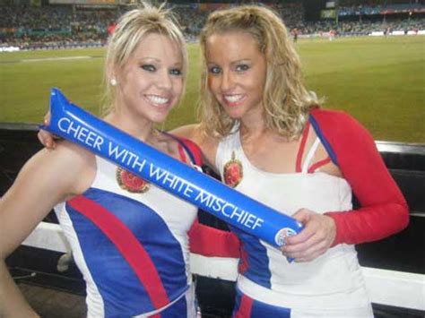 Members Of Royal Challengers Bangalores Mischief Gals Cheerleader