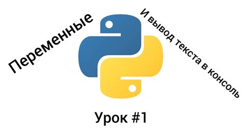 Уроки Python часть 1 Знакомимся с переменными и выводом в консоль чего либо Youtube
