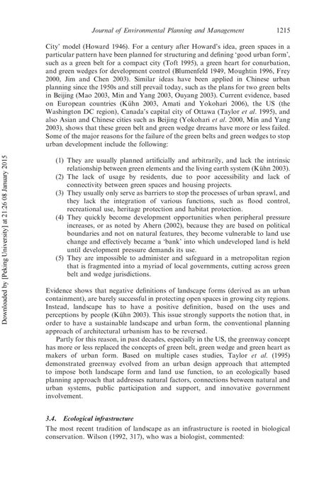 The Negative Approach To Urban Growth Planning Of Beijing
