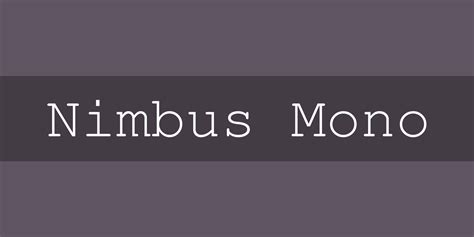 Nimbus Mono Oblique Font Xfonts Pro