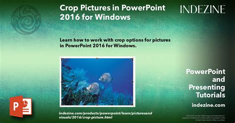 Crop Pictures In PowerPoint 2016 For Windows