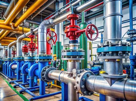 Precision Control Of Fluid And Gas Flow In Industrial Systems Valves Pipes And Instrumentation