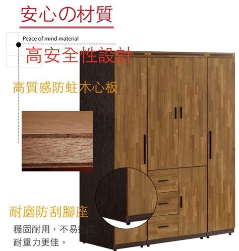 【綠家居】琳娜 現代53尺雙色開門衣櫃收納櫃組合穿衣鏡＋三抽屜＋吊衣桿 Yahoo奇摩拍賣