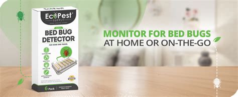 Bed Bug Detector 6 Pack Early Detection Bed Bug Trap Monitor And Detector For