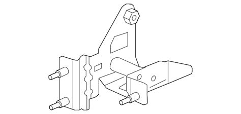 2015 2020 Gmc Forward Range Radar Bracket 23445225 Gm