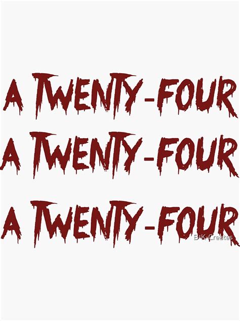 A24 Logo Sticker For Sale By B K Creates Redbubble