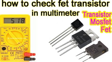 How To Test A Mosfet Transistor Using A Multimeter Urdu Hindi Youtube