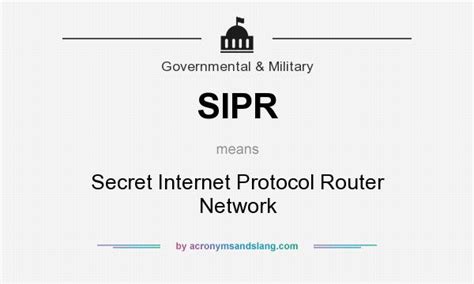 Sipr Secret Internet Protocol Router Network In Governmental