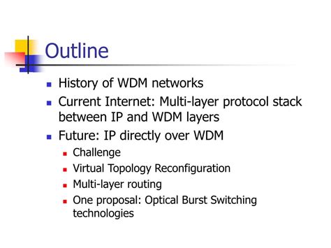 Ppt Ip Over Wdm Network Powerpoint Presentation Free Download Id636985