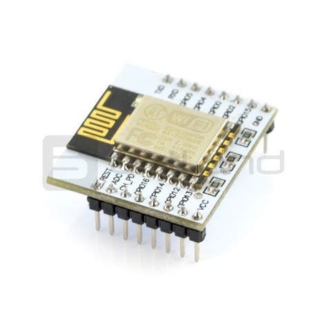 Wifi Esp 12e Esp8266 Black 11 Gpio Adc Pcb Botland Robotic Shop