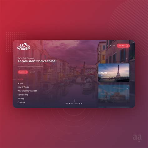 Travel Ui Design On Behance